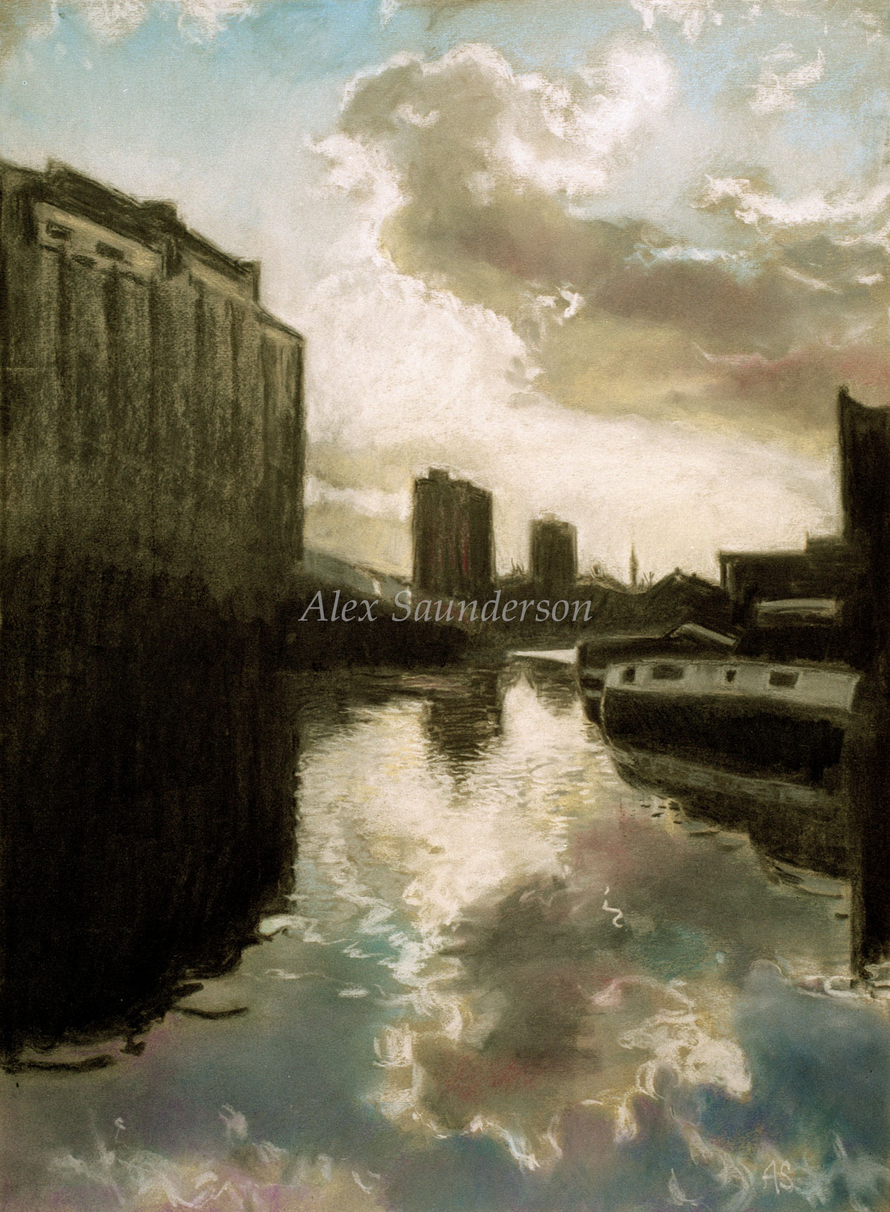 The River Lea – Alex Saunderson Art