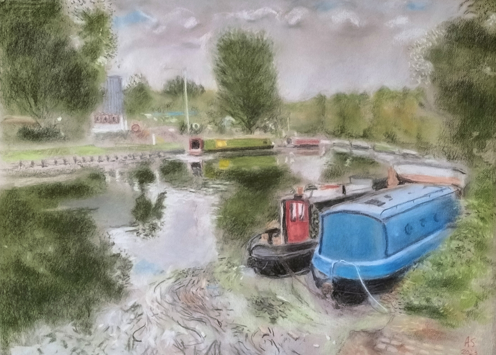 The River Lea – Alex Saunderson Art